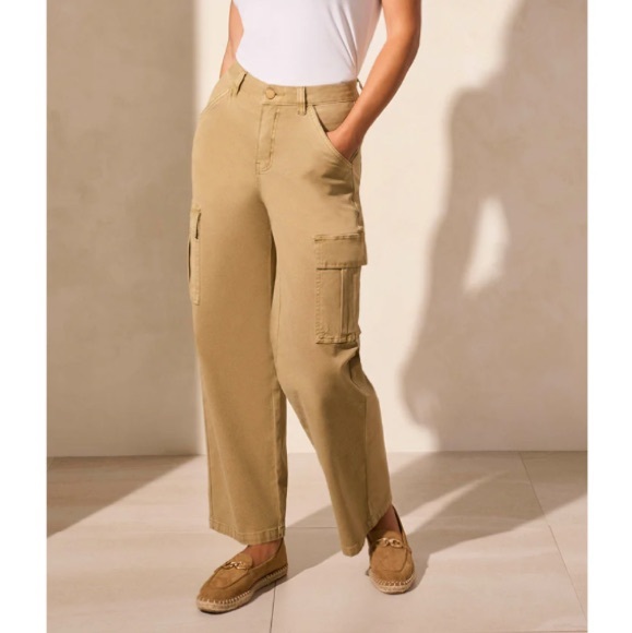 Tribal | Jeans | Nwt Tribal Brooke High Rise Cargo Wide Leg Jeans Pants ...